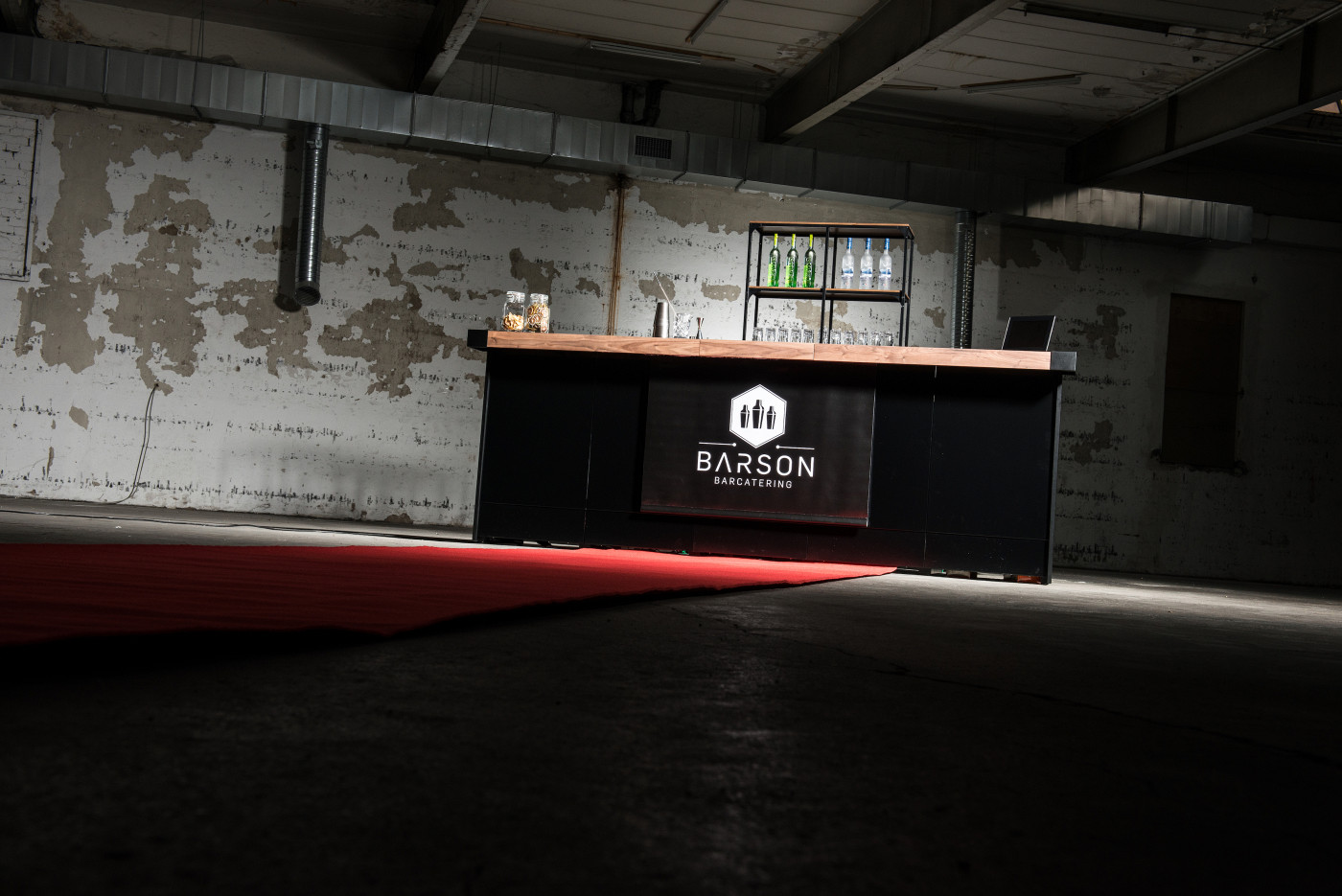 Configurator for mobile bars and backbars