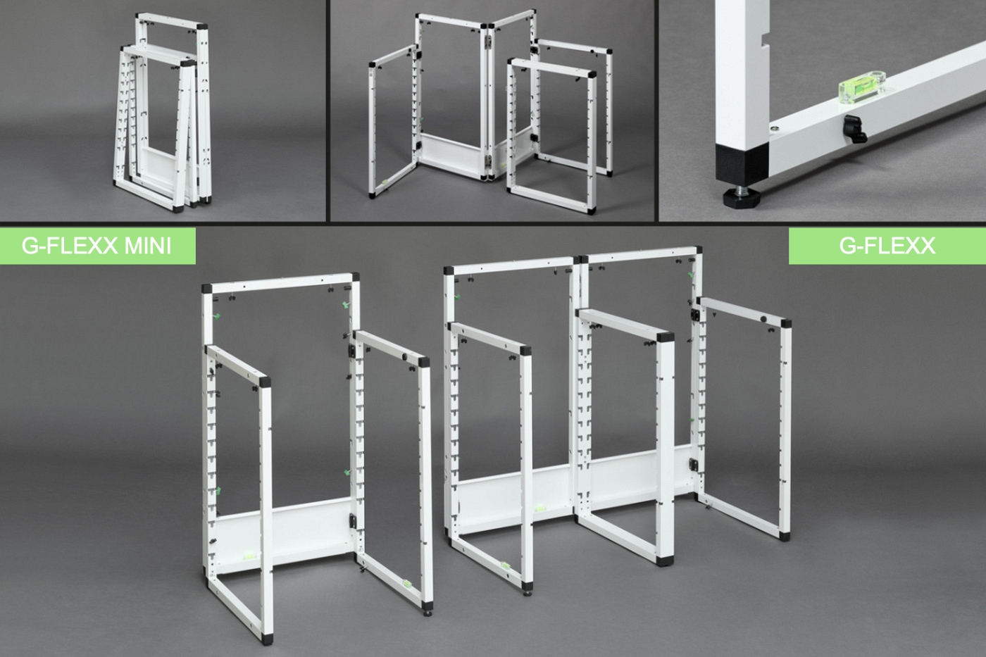 Partes del sistema de nuestras barras móviles | G-Rack